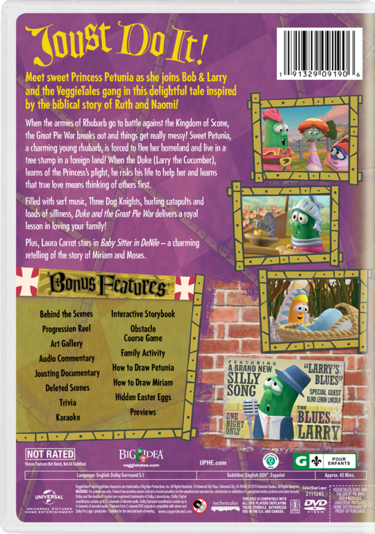 VeggieTales: Duke and the Great Pie War | Movie Page | DVD, Blu-ray ... VeggieTales: Duke and the Great Pie War | Movie Page | DVD, Blu-ray ...